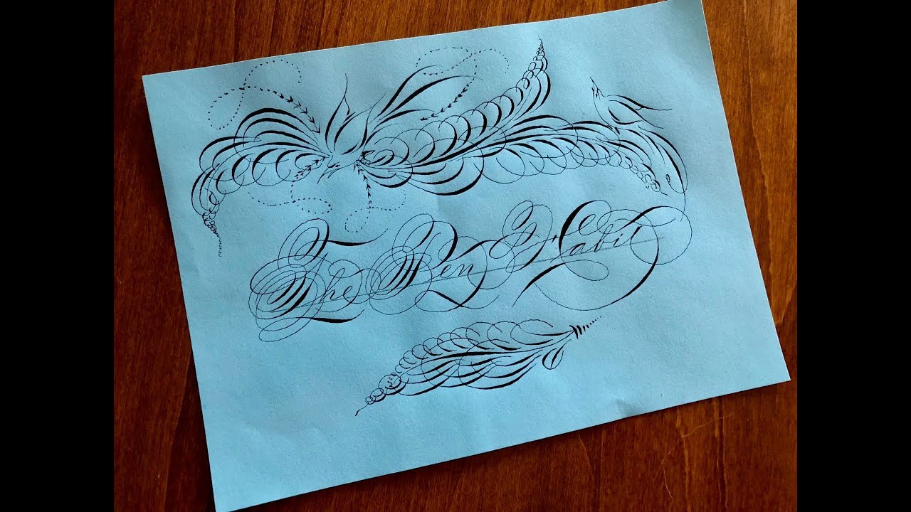 Master Penman Michael Sull Writes "The Pen Habit" - YouTube