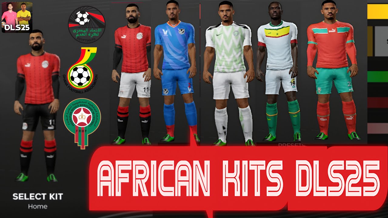 BEST AFRICAN KITS FOR DLS25⚽️🎮 - YouTube