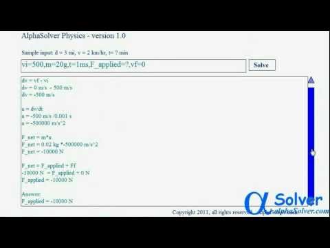 How to solve an impulse momentum problem - YouTube
