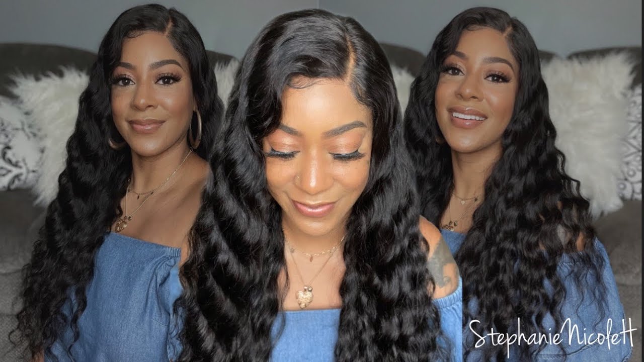 6 Minute Install featuring Loose Deep Wave Closure Wig from Jessie’s ...