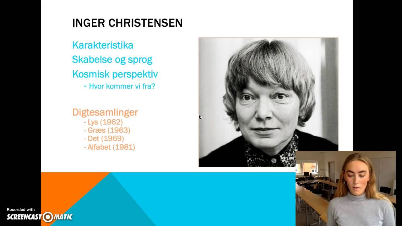 Inger Christensen - YouTube