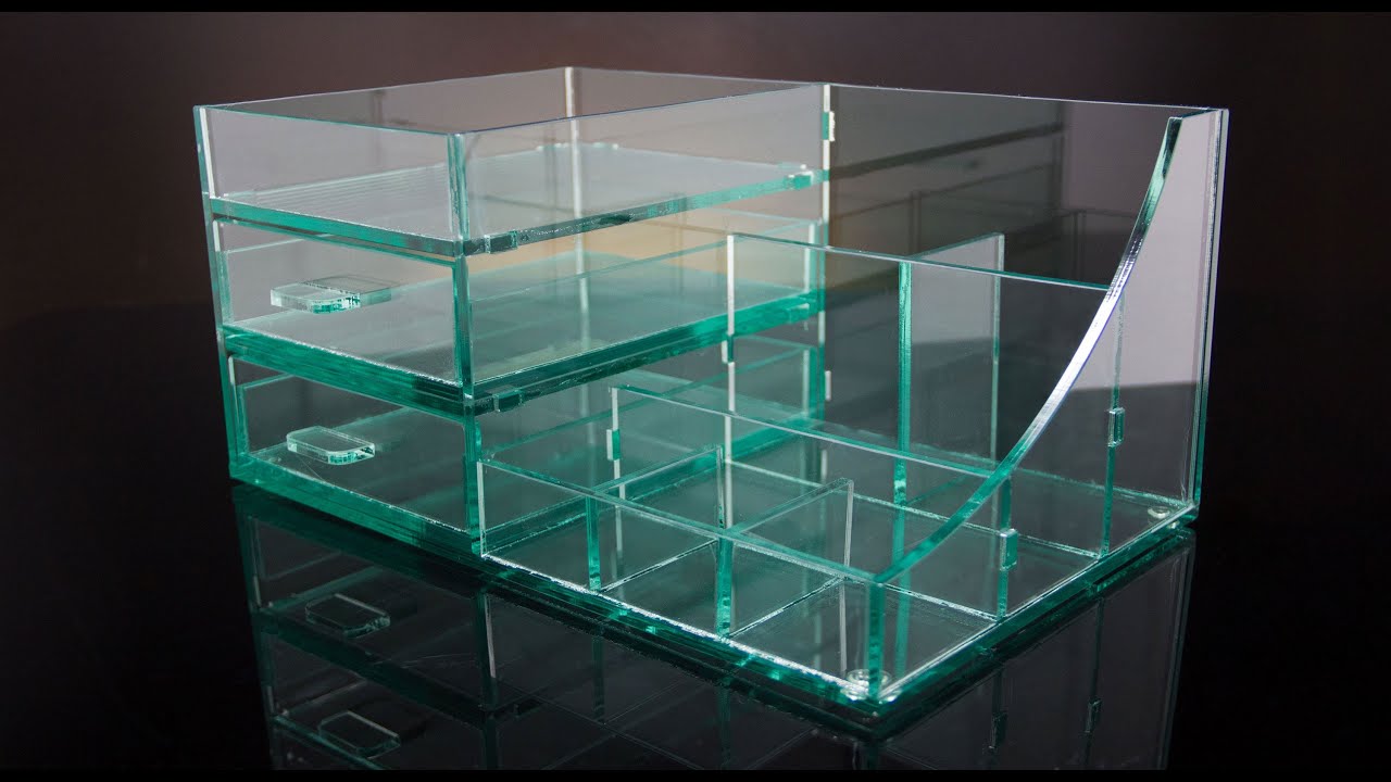 Acrylic Storage Box (Tinted Green) - YouTube