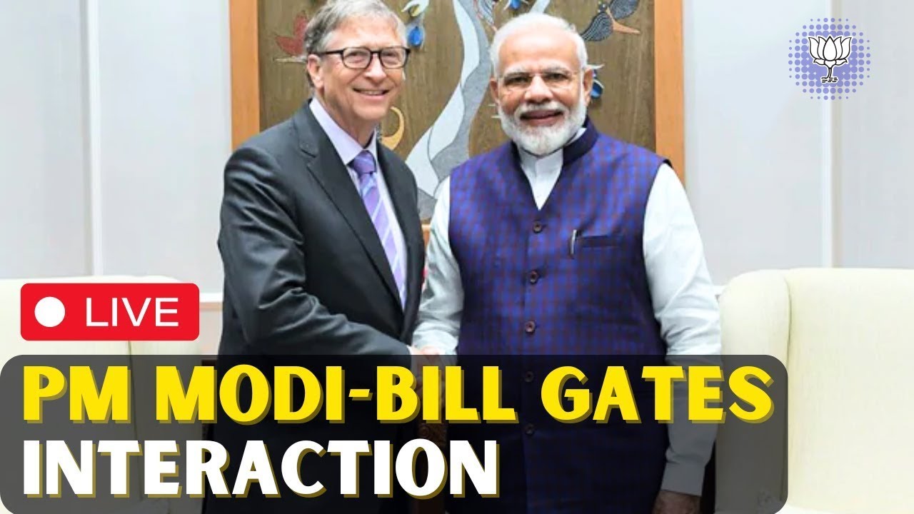 PM Shri Narendra Modi's exclusive interaction with Bill Gates - YouTube