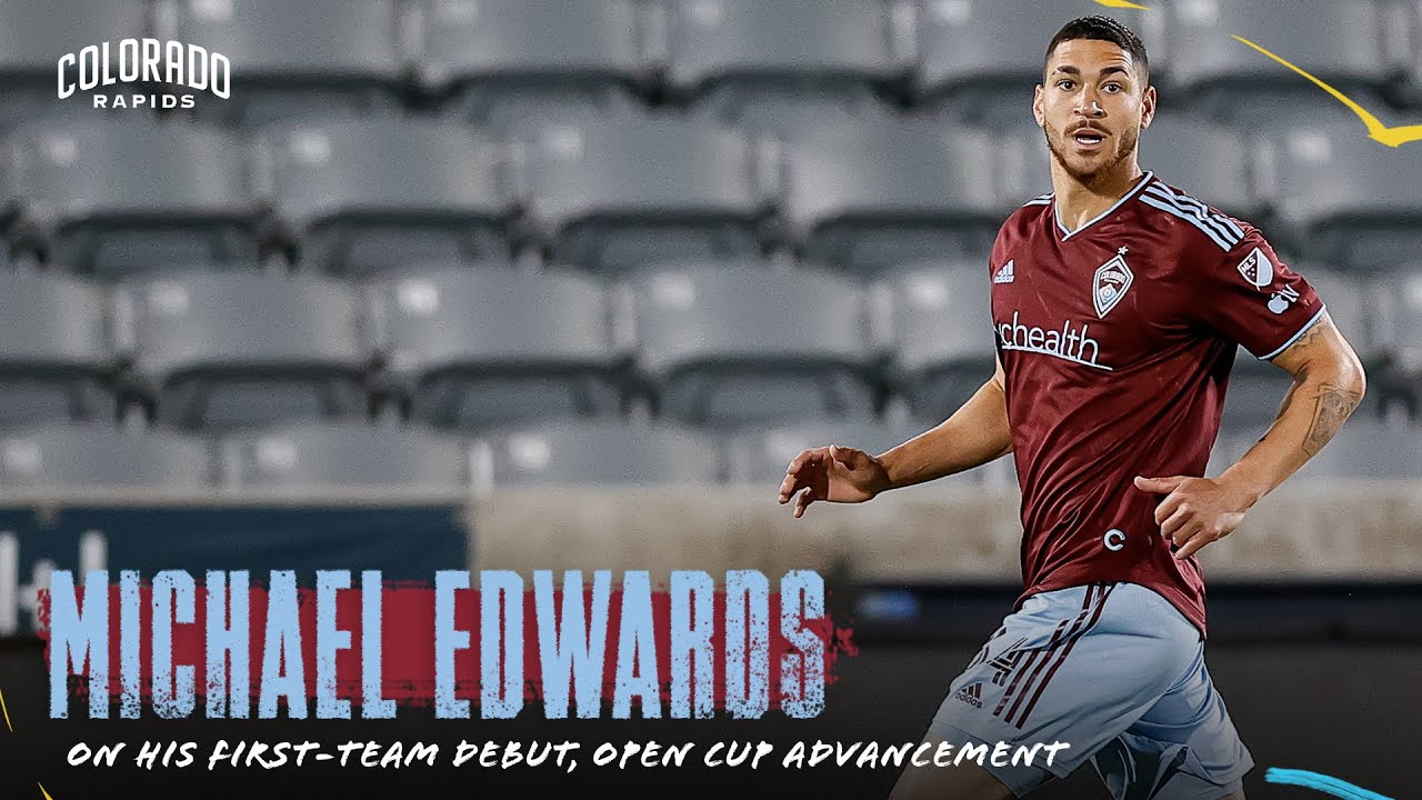 Michael Edwards on making his debut with the Colorado Rapids - YouTube