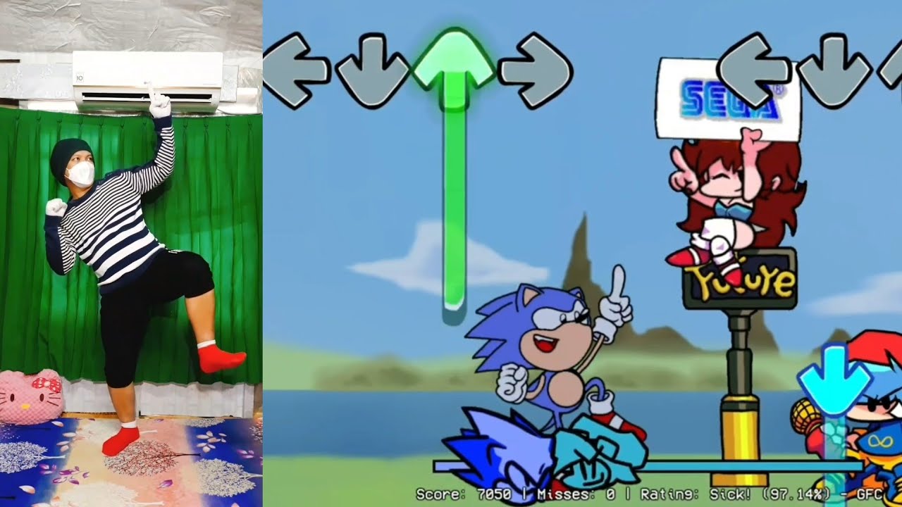 Friday Night Funkin' VS Sonic CD In Real Life- Mega CD Locked-on (FNF ...