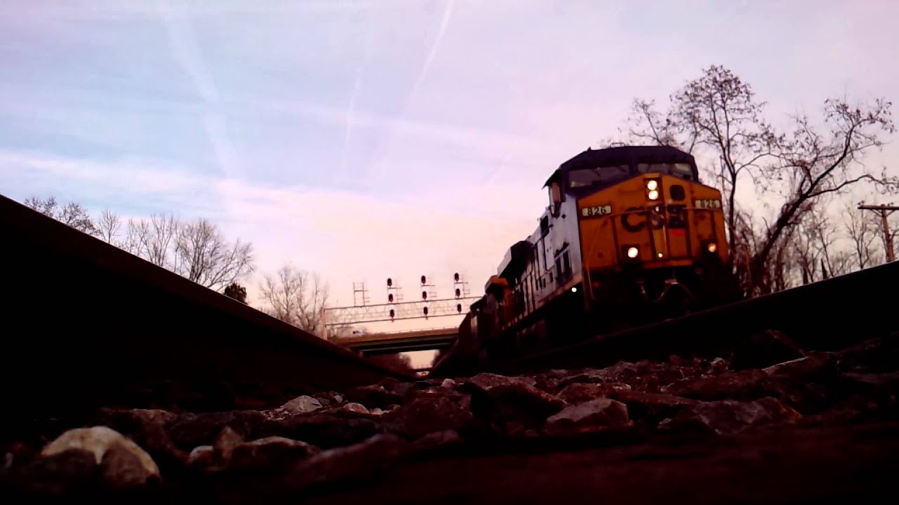 2 trains race *Camera under train* - YouTube