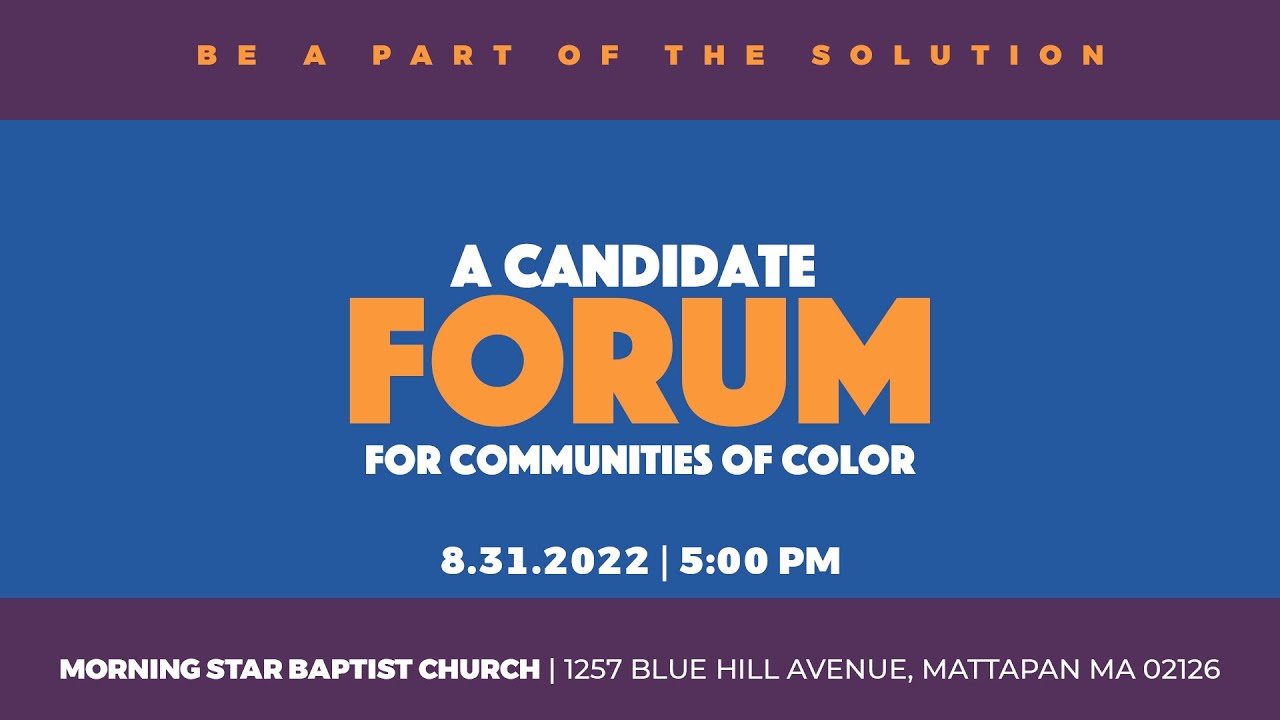 Communities of Color Hosts A Candidate Debate - YouTube