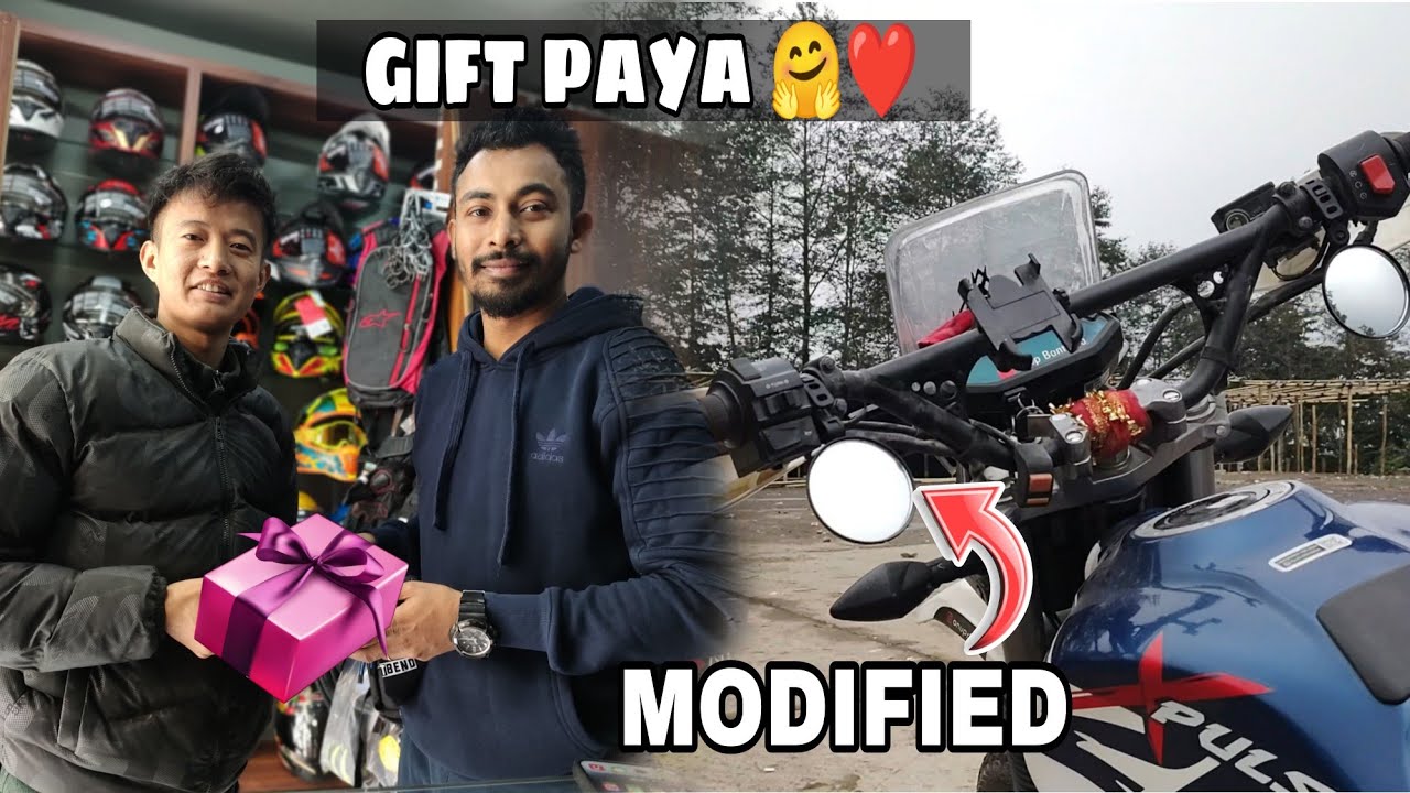 GIFT PAYA MAILA 🤗 Xpulse Mirror Modified ️ - YouTube