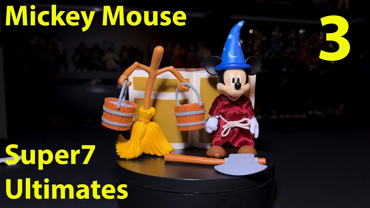 Mickey Mouse Super7 Ultimates Disney action figure collection - YouTube