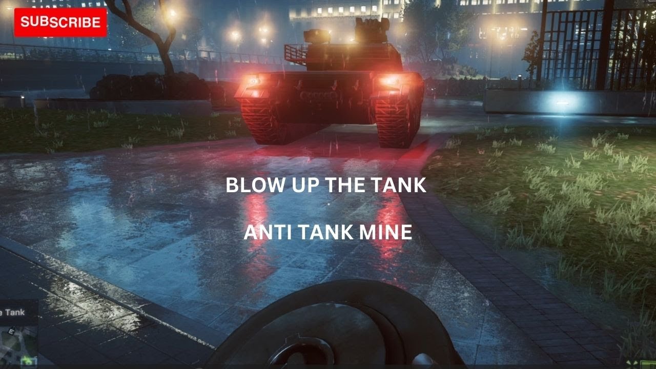 BATTLEFIELD 4 CAMPAIGN - BLOW UP TANK WITH ANTI TANK MINE - YouTube