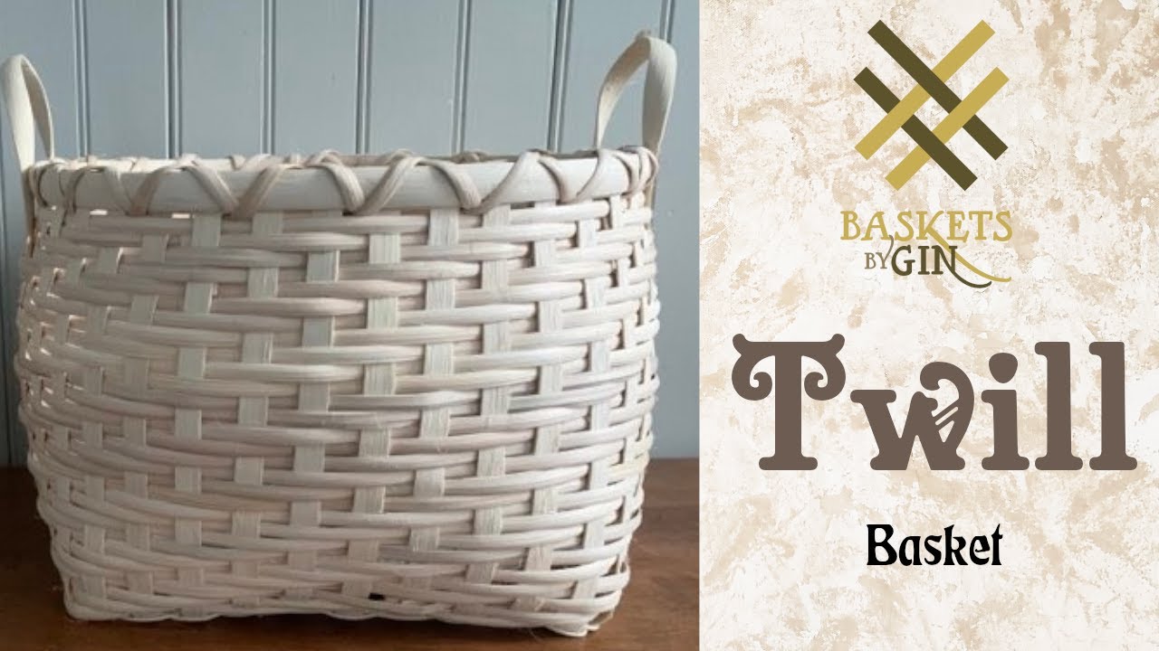 Learn To Weave - Twill Basket - YouTube