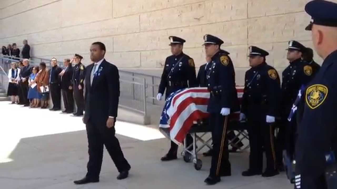 CCPD Chief Floyd Simpson memorial service - YouTube