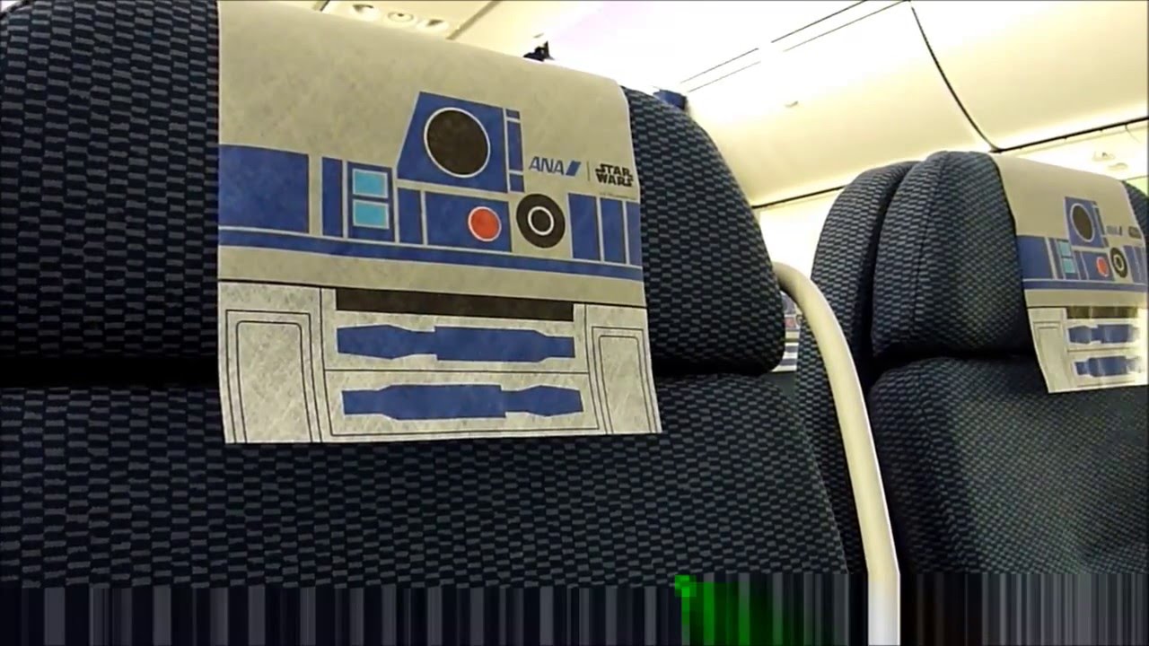 ANA Boeing 787-9 (STAR WARS PROJECT R2-D2 JET) - YouTube