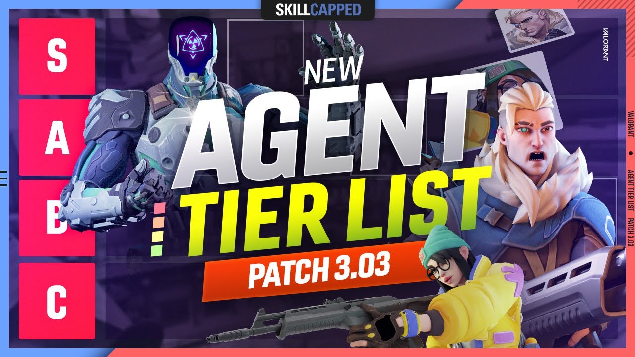 NEW Agent Tier List Patch 3.03 | Valorant Meta Guide - YouTube