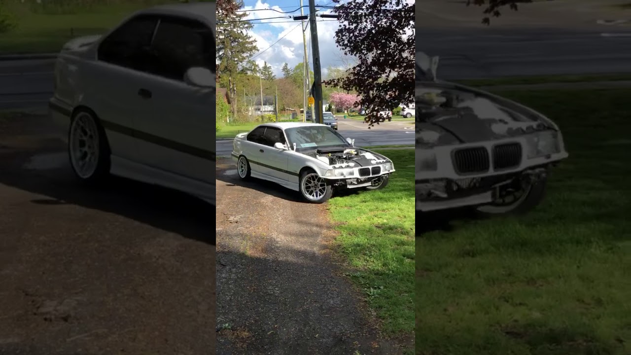 LS Swapped E36 M3 First Drive! - YouTube