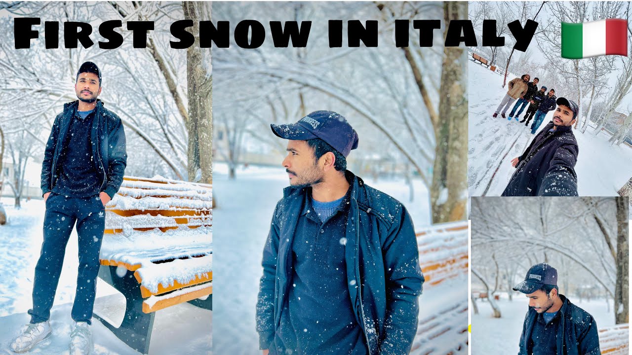 #First snow in italy 🇮🇹 || - YouTube