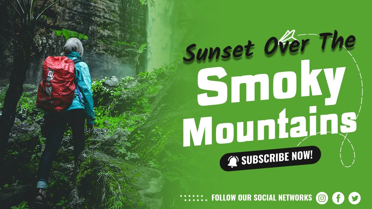 Great Smoky Mountains Sunset Drone Flight November 2021 - YouTube