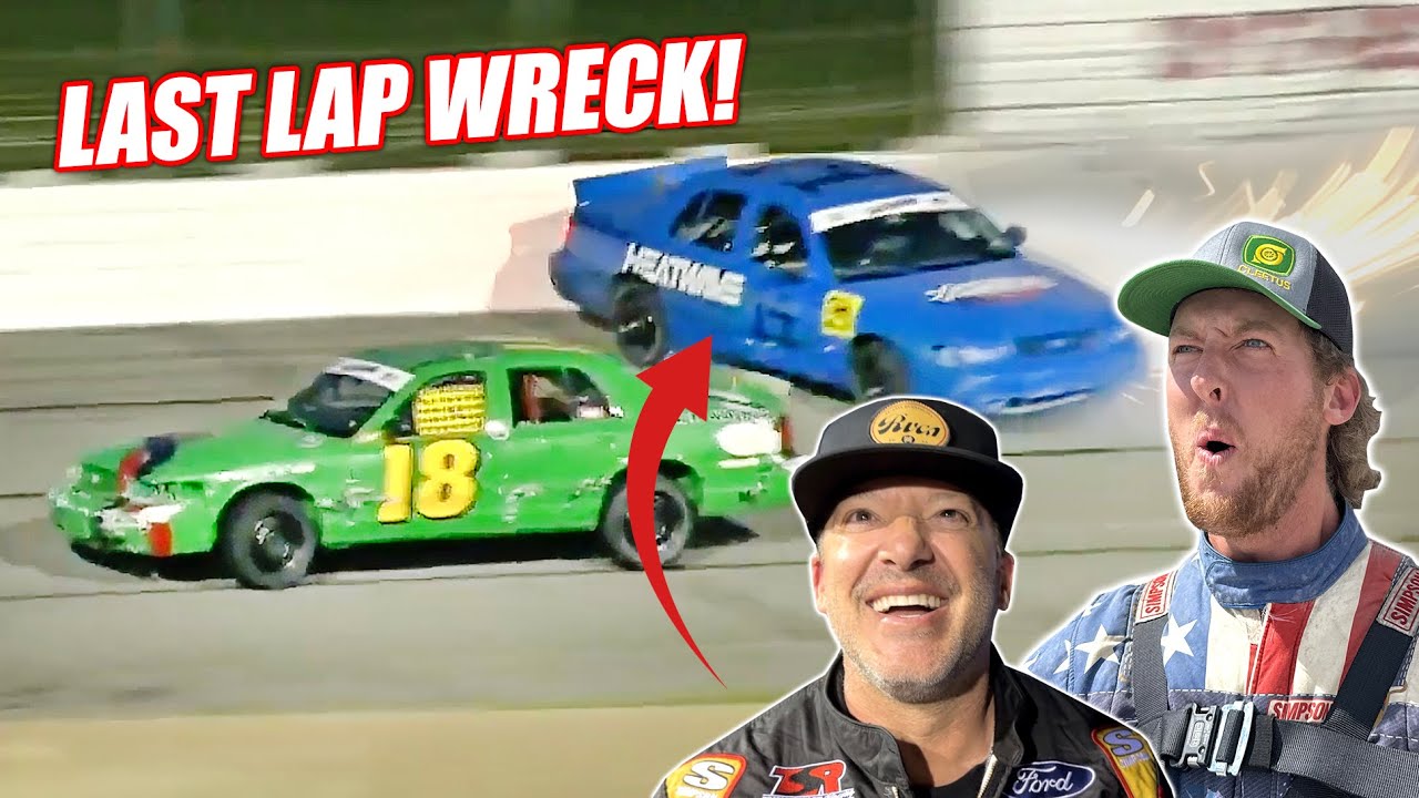 Tony Stewart Joined Our Race and SMOKED Us! (Until The Last Lap) - YouTube
