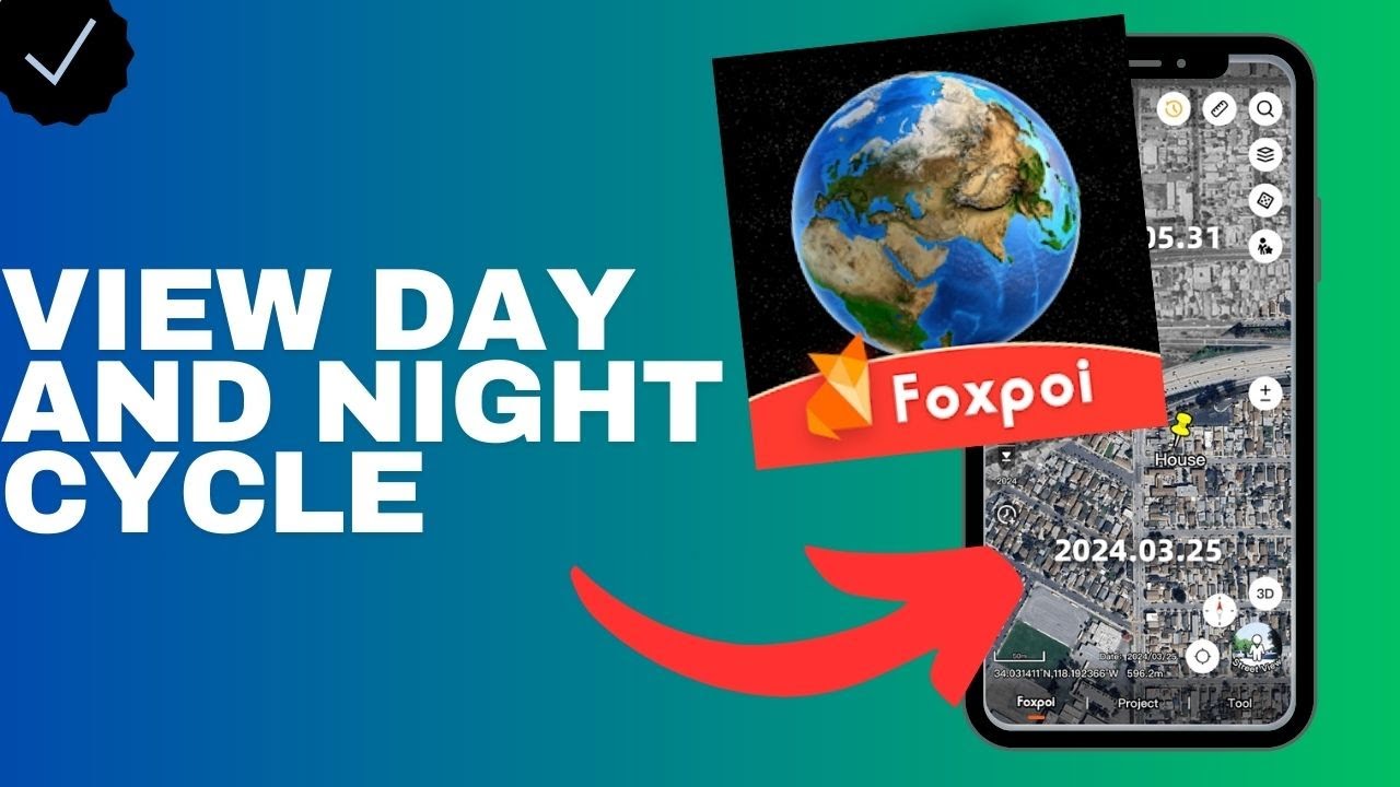 How to view the day and night cycle in the Earth 3D Maps app? - YouTube