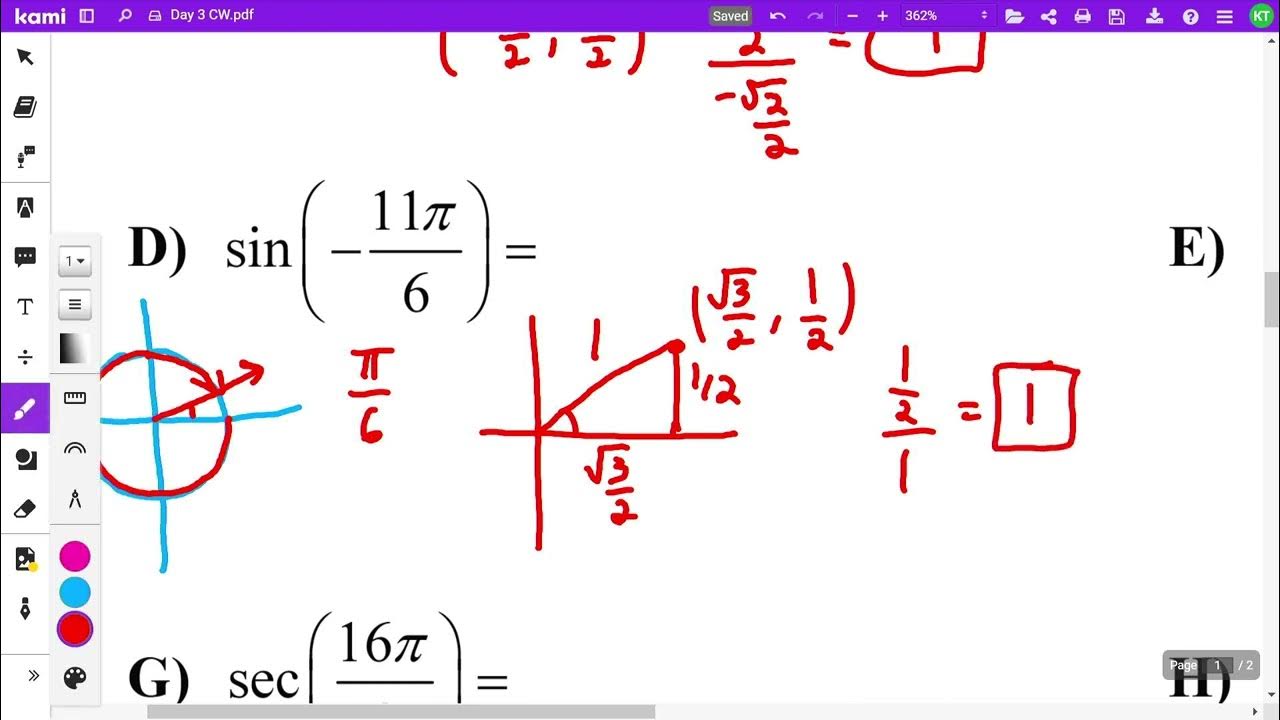 Finding Exact Values with the Unit Circle - YouTube