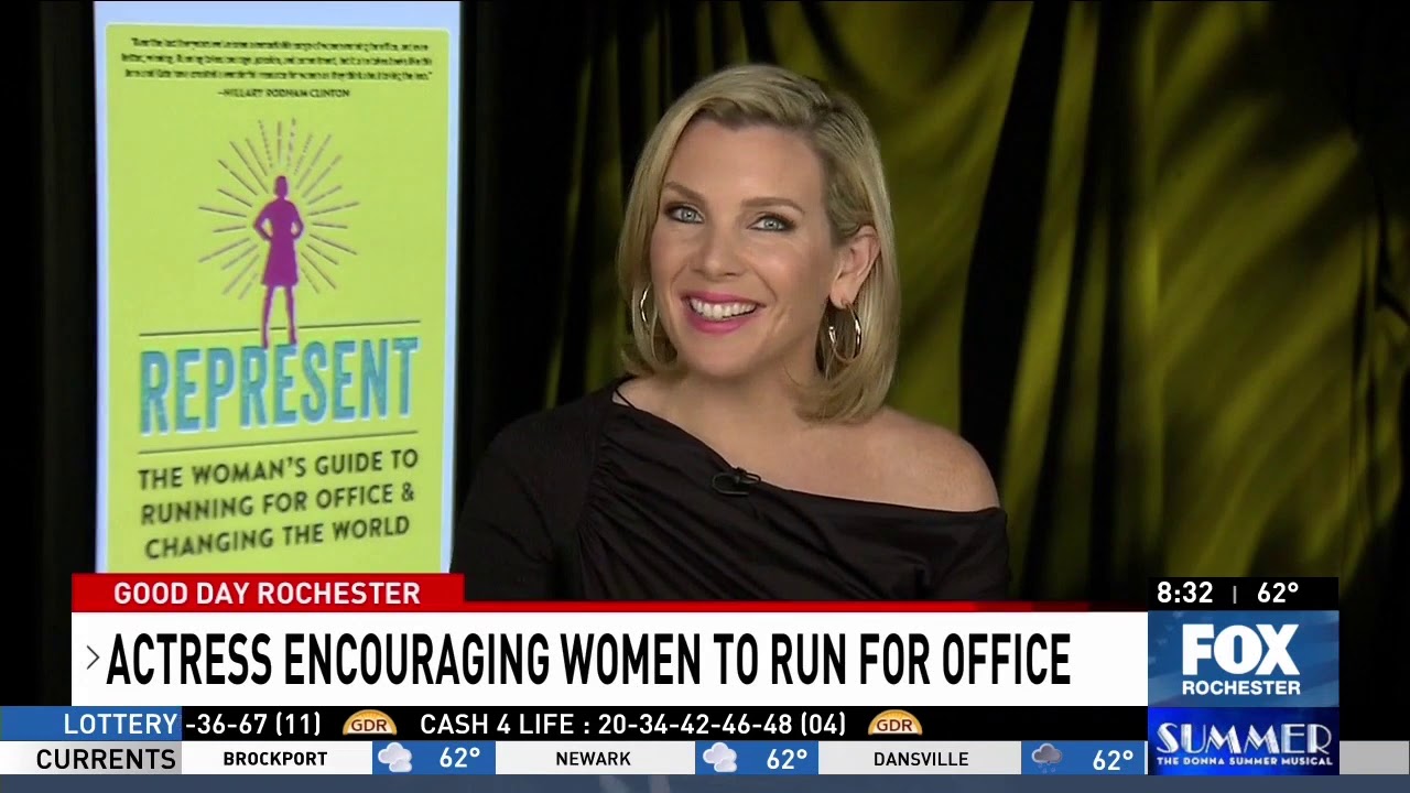 June Diane Raphael promotes book "Represent" on Good Day Rochester ...