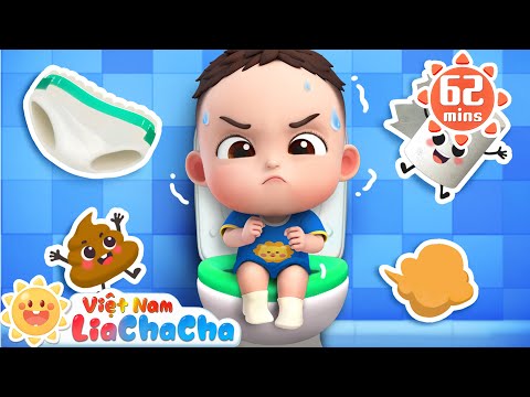 🚽 Lia và ChaCha học cách ngồi bô | LiaChaCha Ca Nhạc Thiếu Nhi Việt Nam