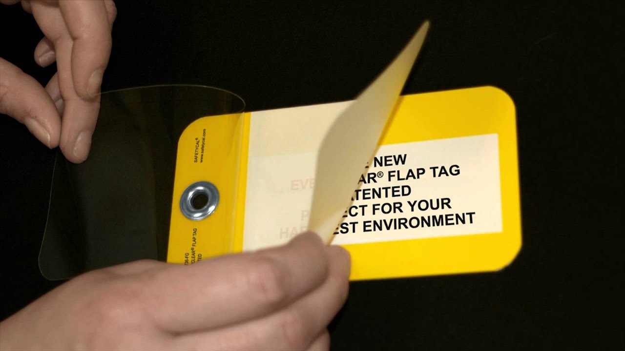 Safetycal® Everclear® Flap Tags - YouTube