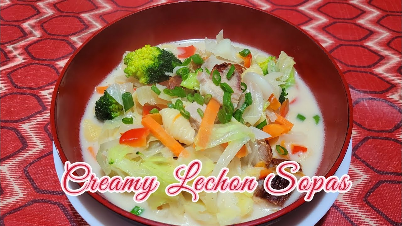 Try this super Creamy Filipino Lechon Sopas | WinterpegAngel - YouTube