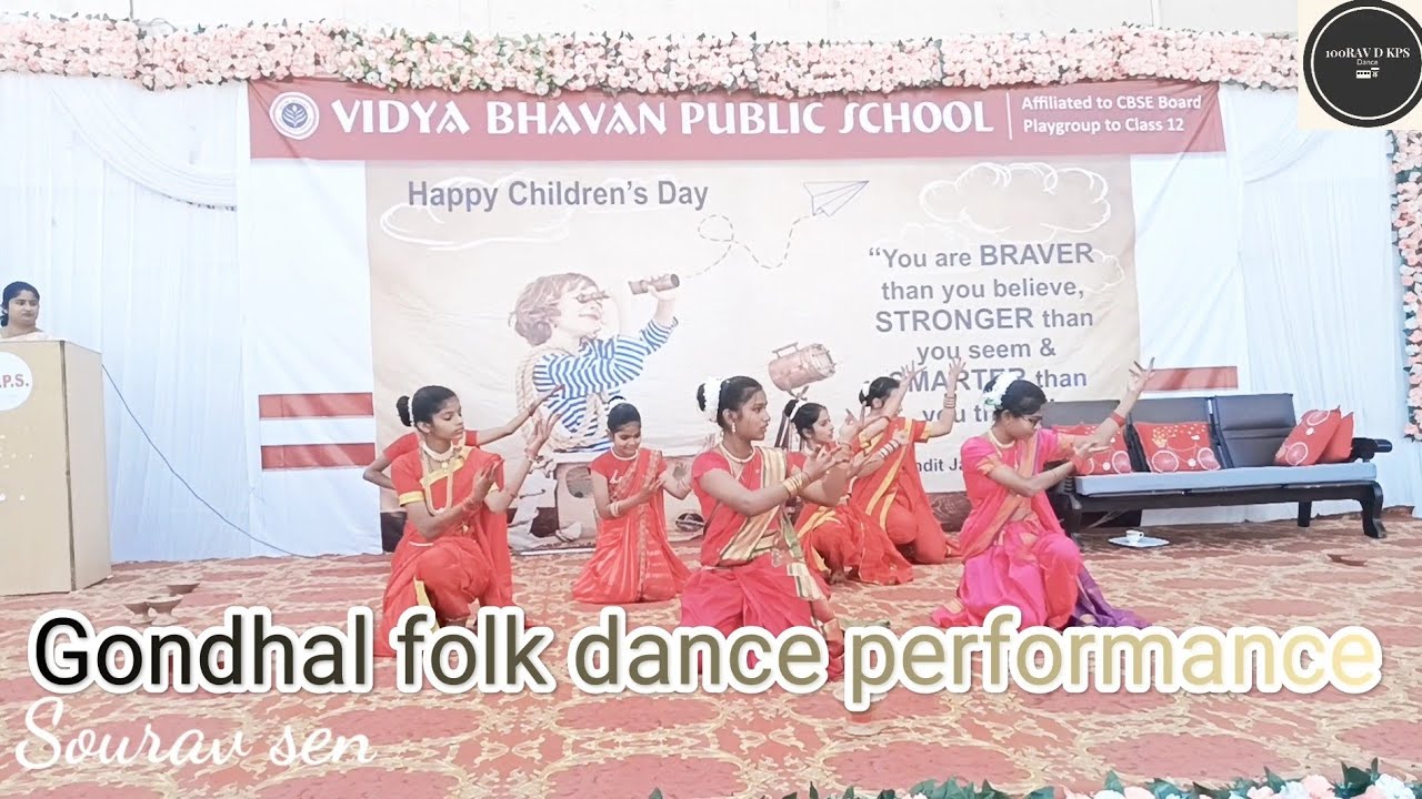 || Gondhal folk dance performance || choreographer by sourav sen ...