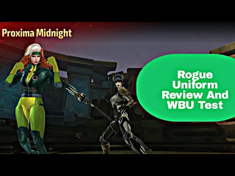 Rogue Excalibur Uniform Review & Wbu Test - Marvel Future Fight - YouTube