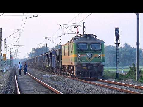 SGUG/43404/WAG-9HC Locomotive pulling Indian Freight Train (BCNA)