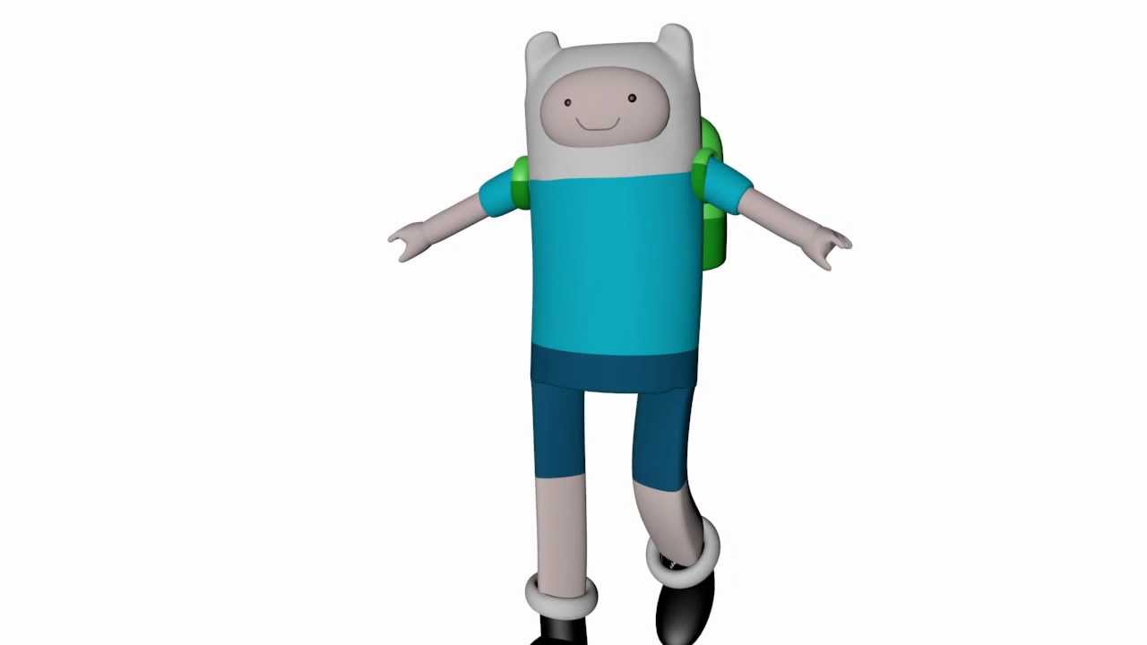 Adventure Time Finn The Human (Walk Cycle) - YouTube