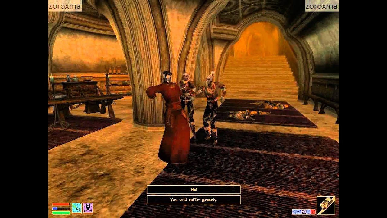 Morrowind Guard Sarethi Manor - YouTube