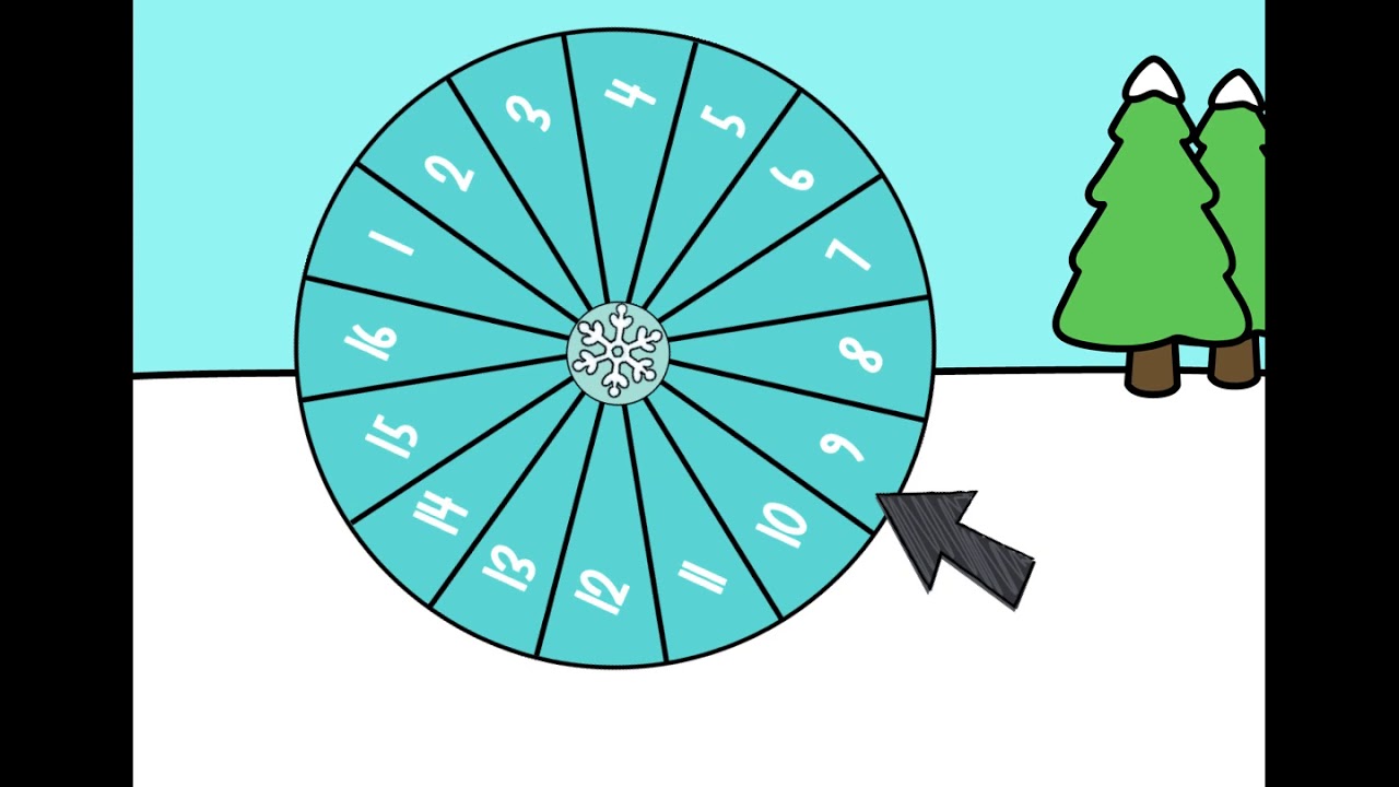Spinner for January Math Missions Questions - YouTube