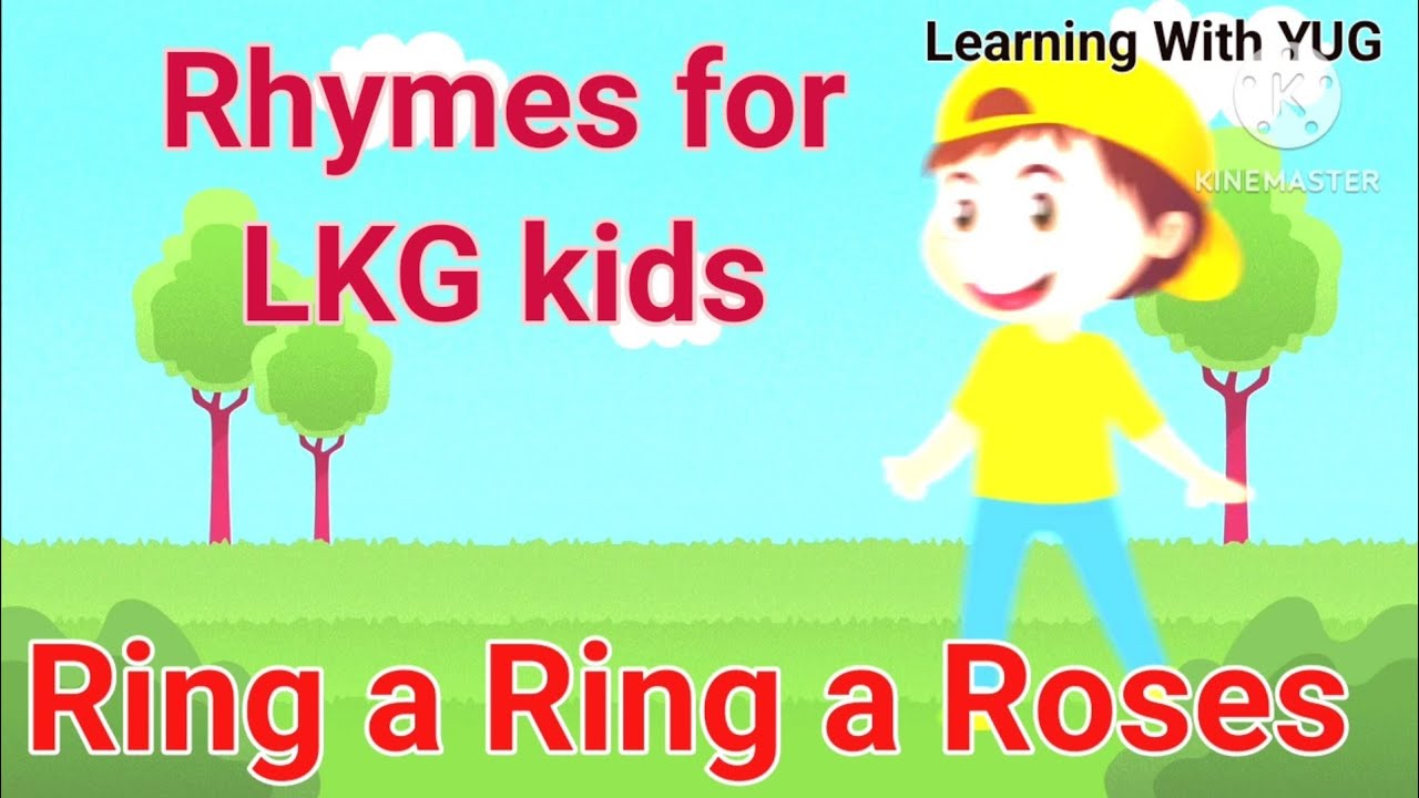 ringa ringa Roses rhymes for lkg kids, poem for little kids, English ...