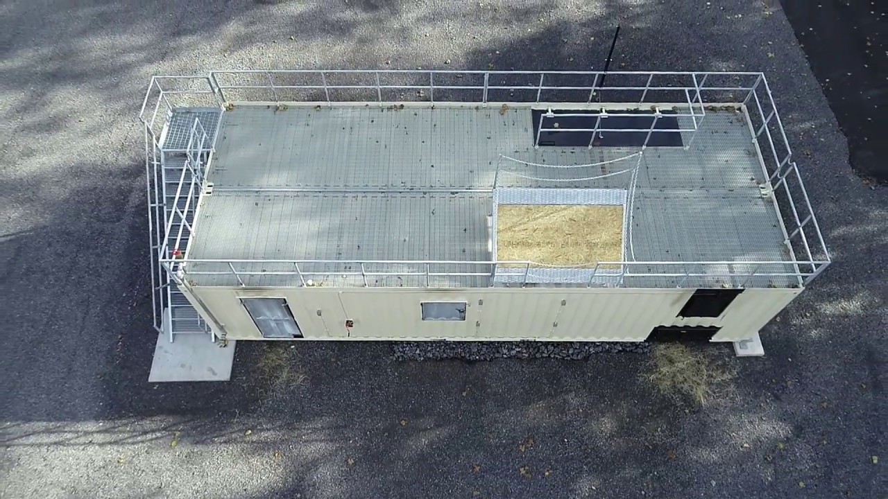 Conex Containers for Fire Fighter Training, Yeagertown, PA - YouTube