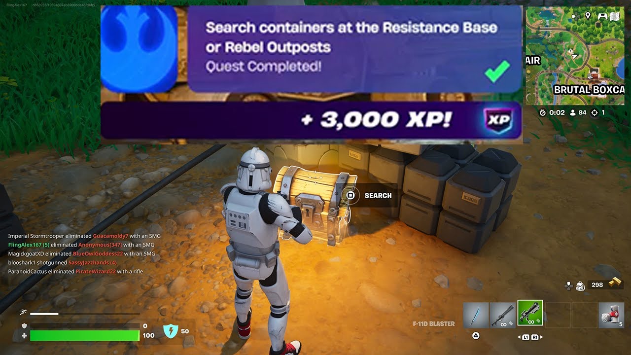 How to EASILY Search containers at the Resistance Base or Rebel ...