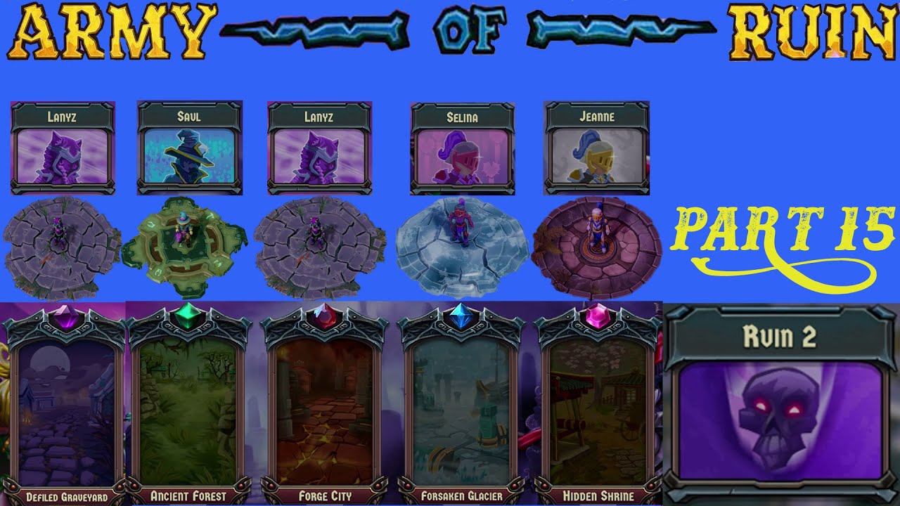 ARMY OF RUIN. Walkthrough, no commentary. All location first stages ...