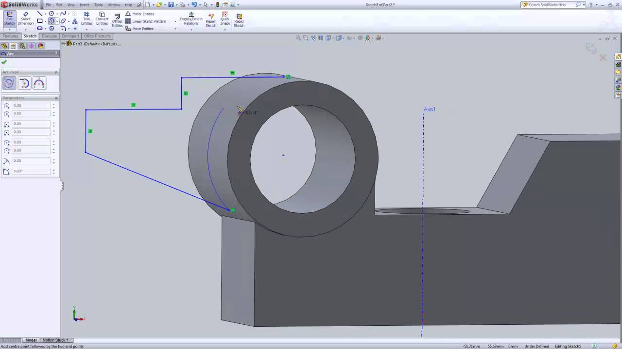 Gripper Rode Center Solid Modeling Demonstration - YouTube