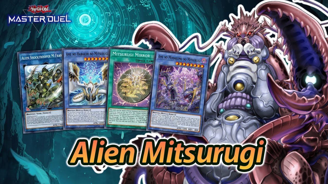 Alien Mitsurugi Deck Master Duel 2025 | Underrated Reptile Rise ...