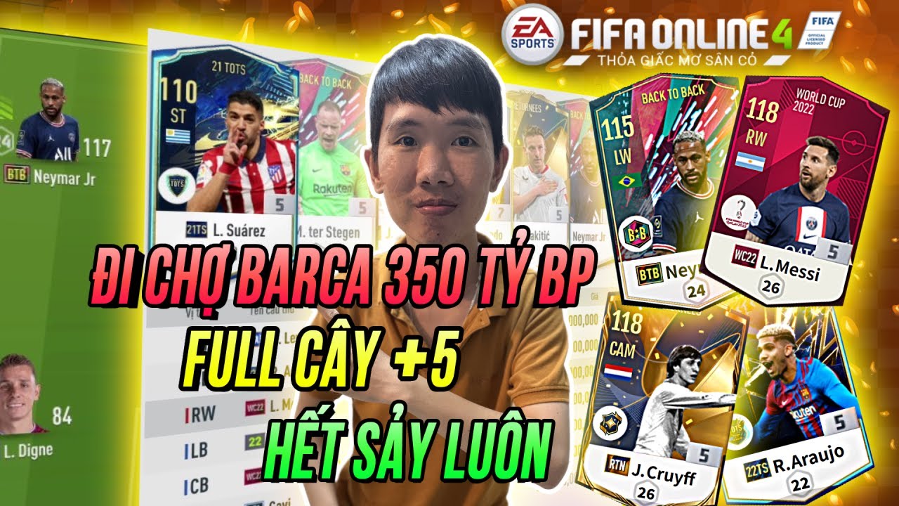 THÀNH HOÀ BUILD TEAM BARCA +5 350 TỶ CHUẨN META HIỆN TẠI CỦA FIFA ...