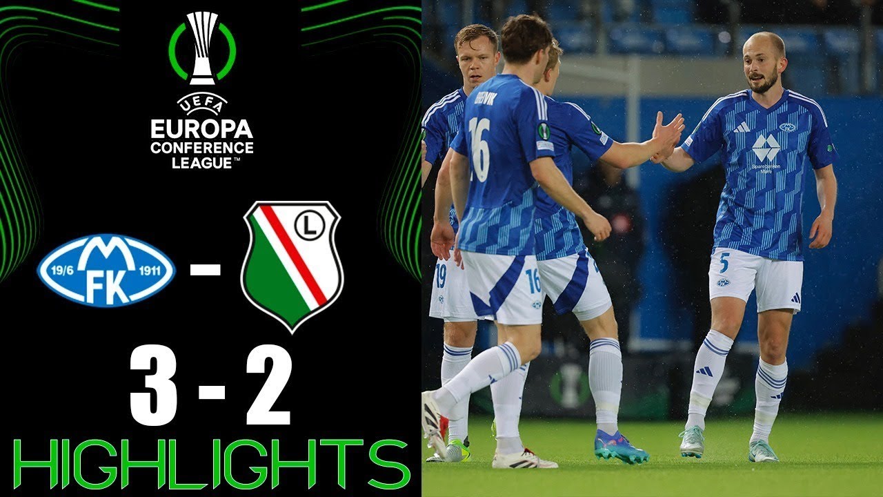 Molde vs Legia Warszawa 3-2 Skróty | Liga Konferencyjna 2024-2025 - YouTube