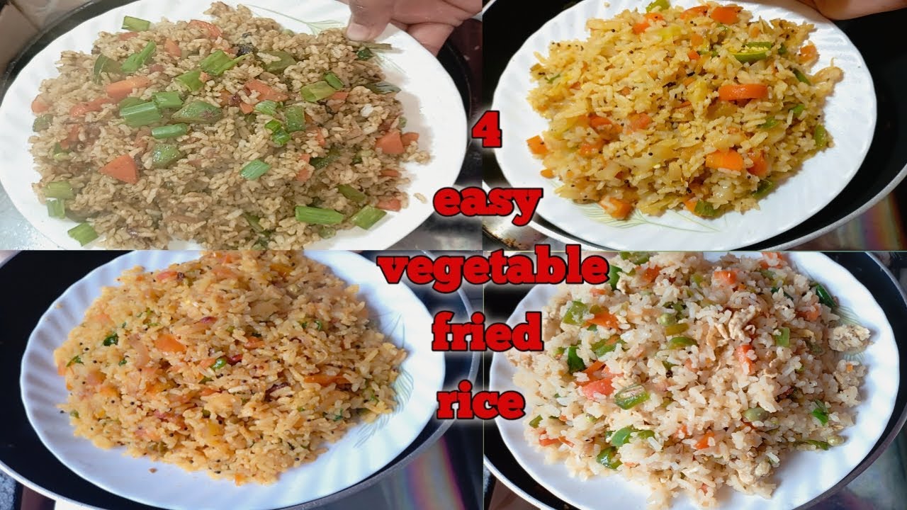 4 easy veg fried rice recipe in 30 minutes #instantrecipe rice recipes ...
