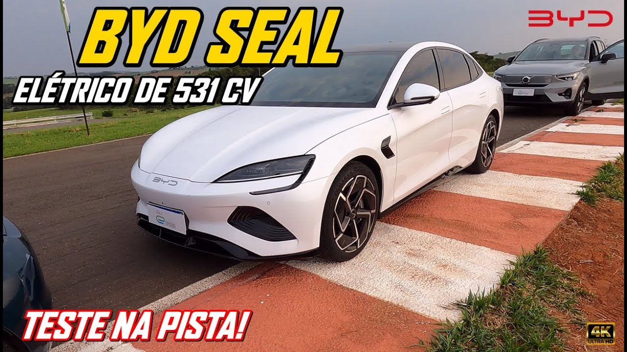 BYD Seal na pista! Esportivo elétrico de 531 cv deixa a desejar no ...
