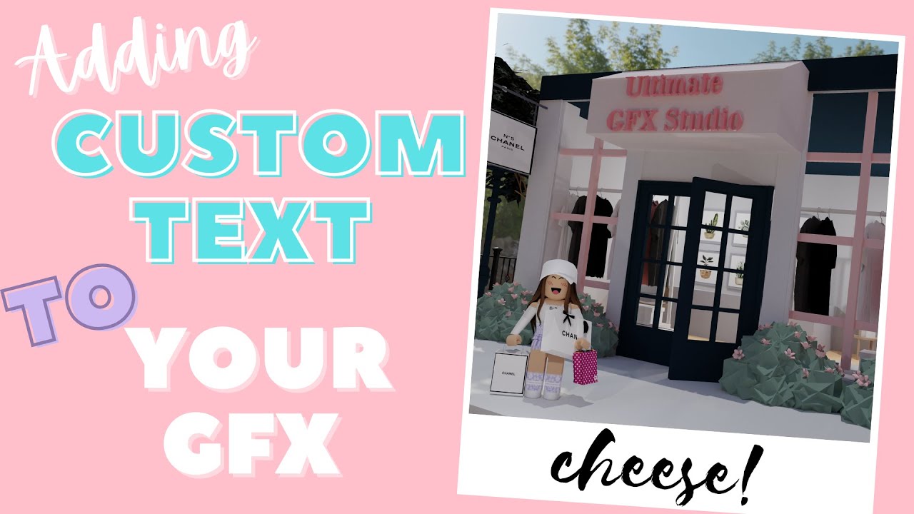 Adding Text to your Roblox Models for GFX | Making Text in your Roblox ...