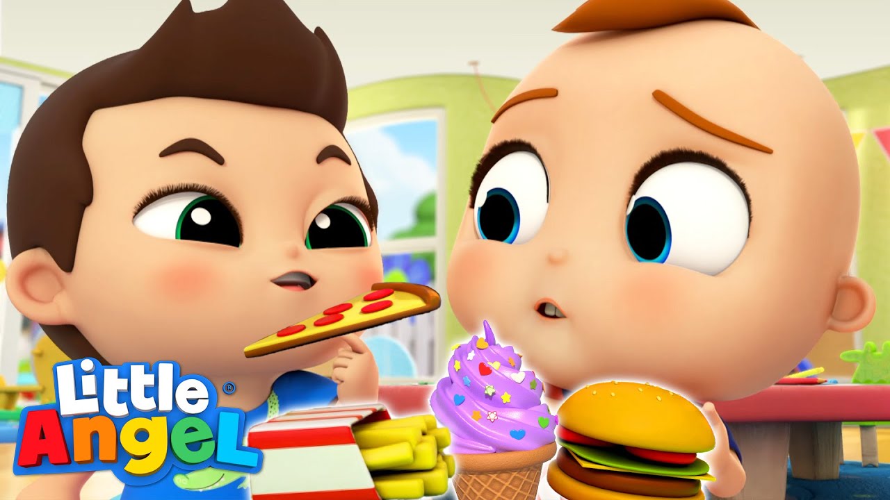 Yes Yes Share Your Play Food, Baby John | Kids Cartoons and Nursery ...