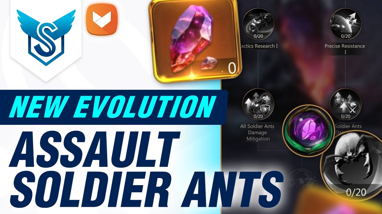 Assault Evolution Tree – Full Guide & Amp Crystal Farming – The Ants ...