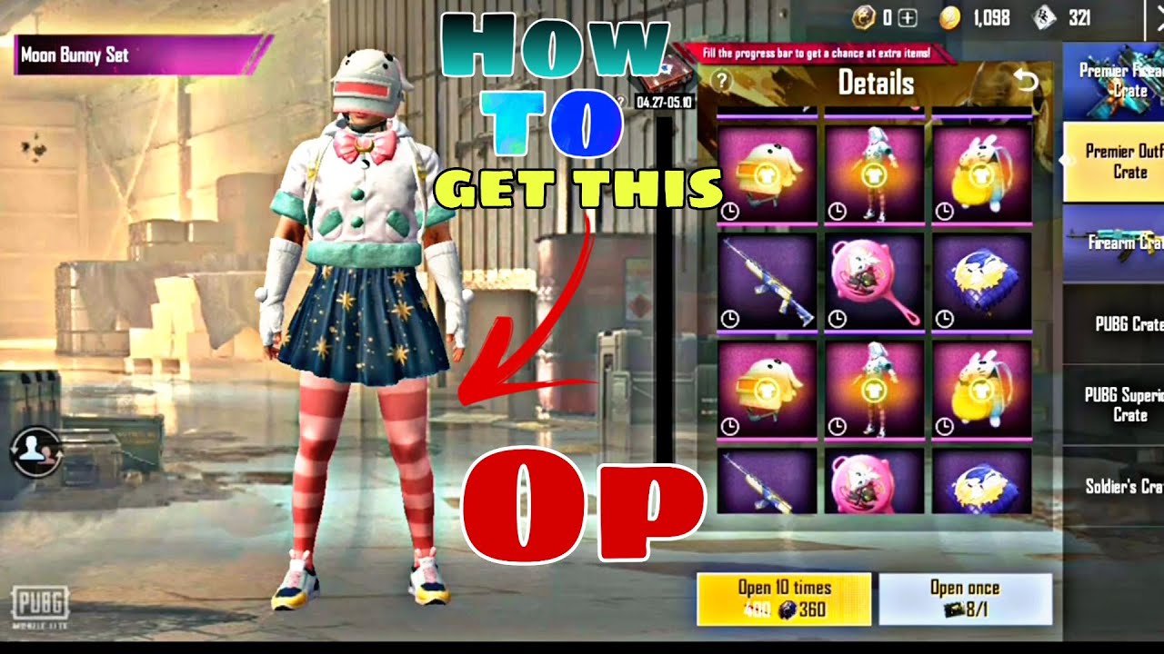How to get moon bunny backpack in pubg mobile lite|Mr.Strix|2020 - YouTube