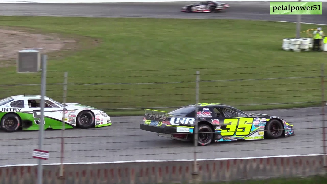 Sauble Speedway APC United Late Model Series, Aug 5,2017 - YouTube