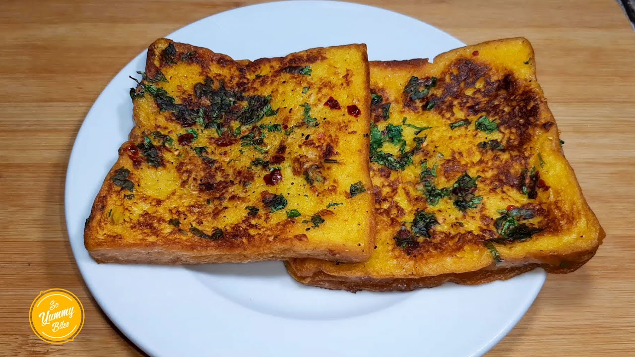 Garlic Bread Toast Recipe | Garlic Bread French Toast Recipe | So Yummy ...